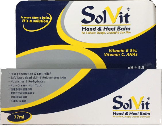SolVit hand & heel balm 75g | National Skin Centre
